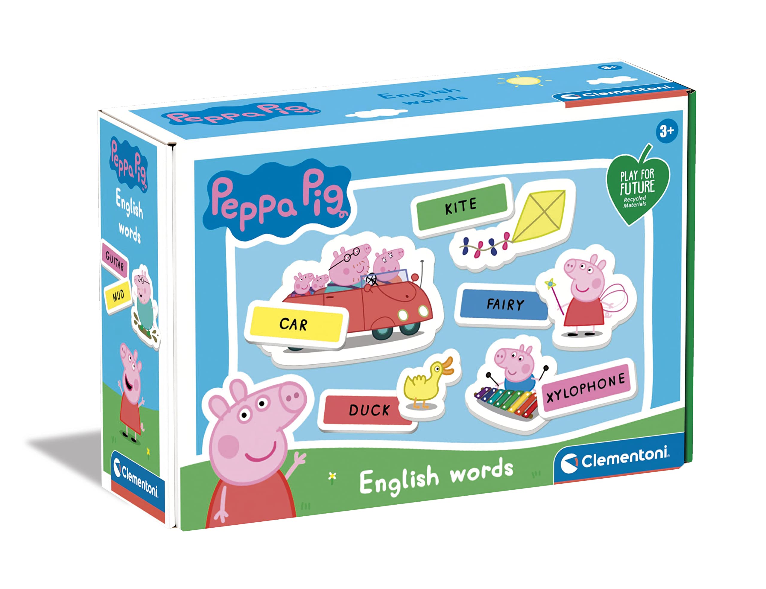 Clementoni Peppa Pig English Words Flashcards for 3 Years Old - Made i ...